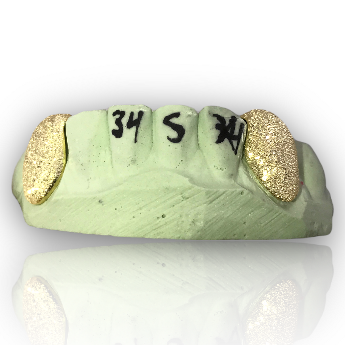 Custom 2 Pc K9 Diamond Dusted Fangs – Houston Texas Grillz