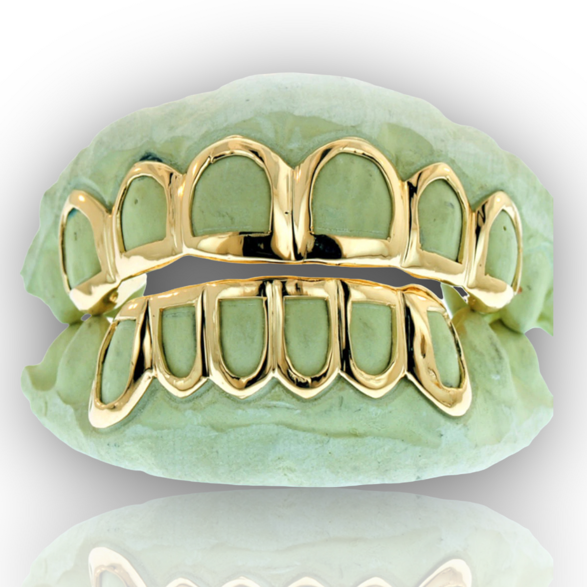 Custom 6 Top & 6 Bottom Open Face Grillz – Houston Texas Grillz